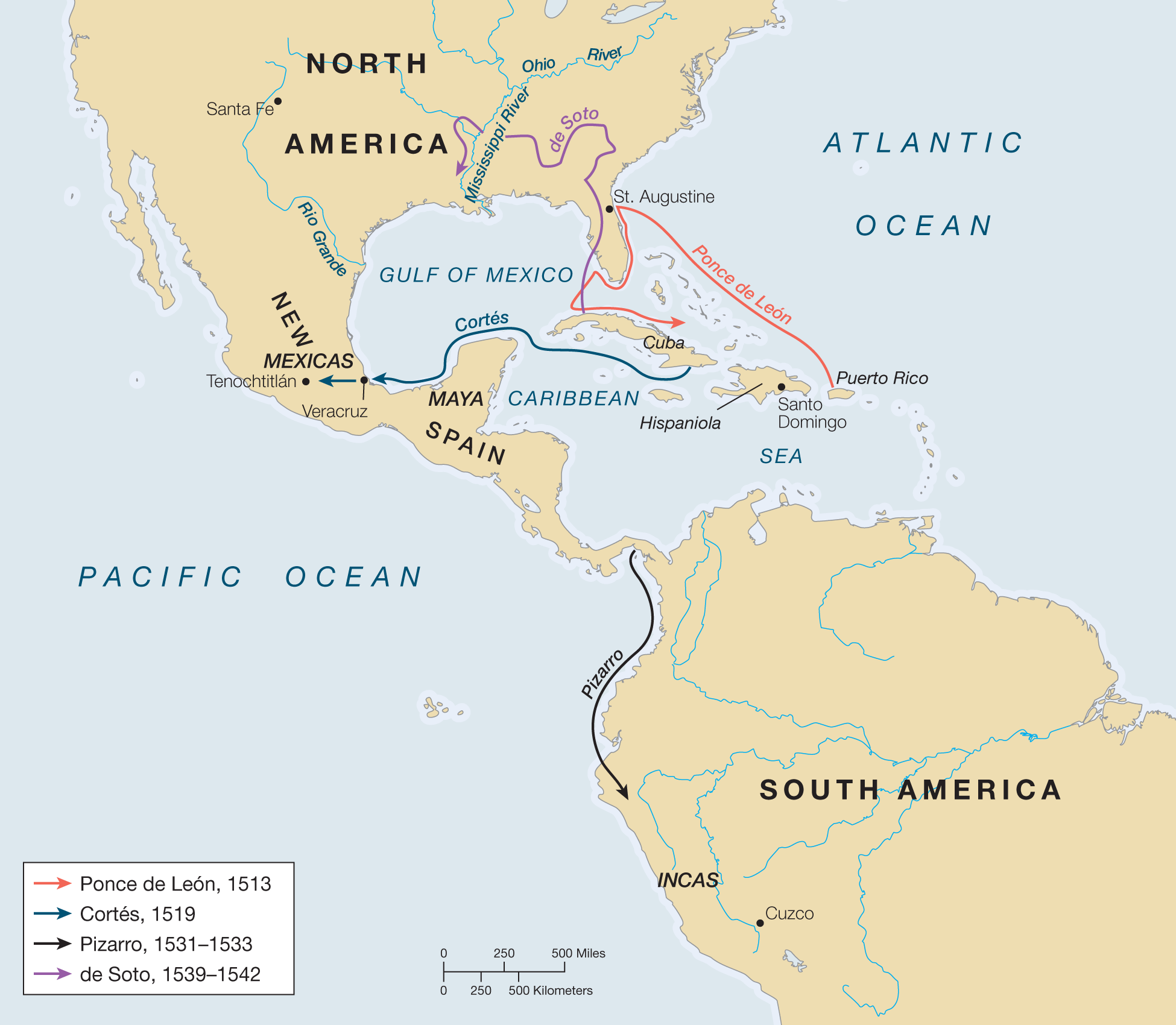 The Spanish in North America