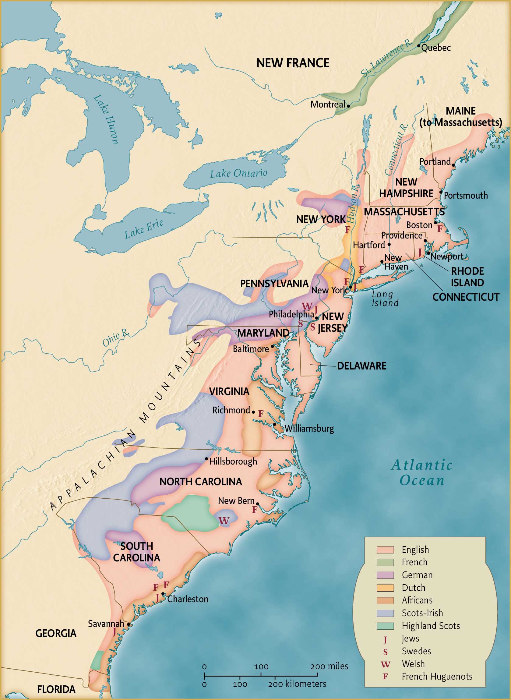 The Growth of Colonial America