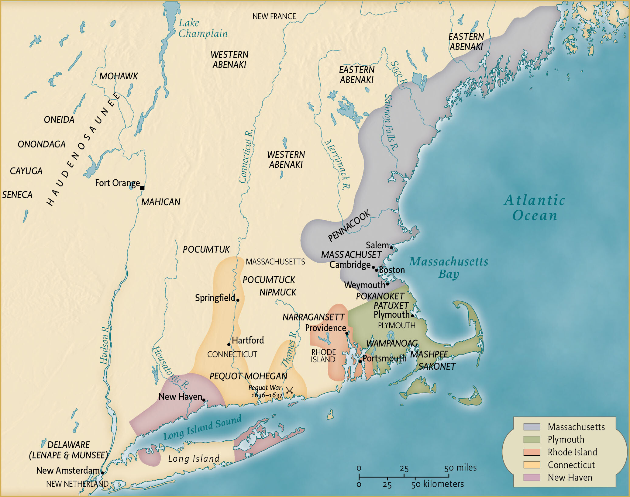 New Englanders Divided