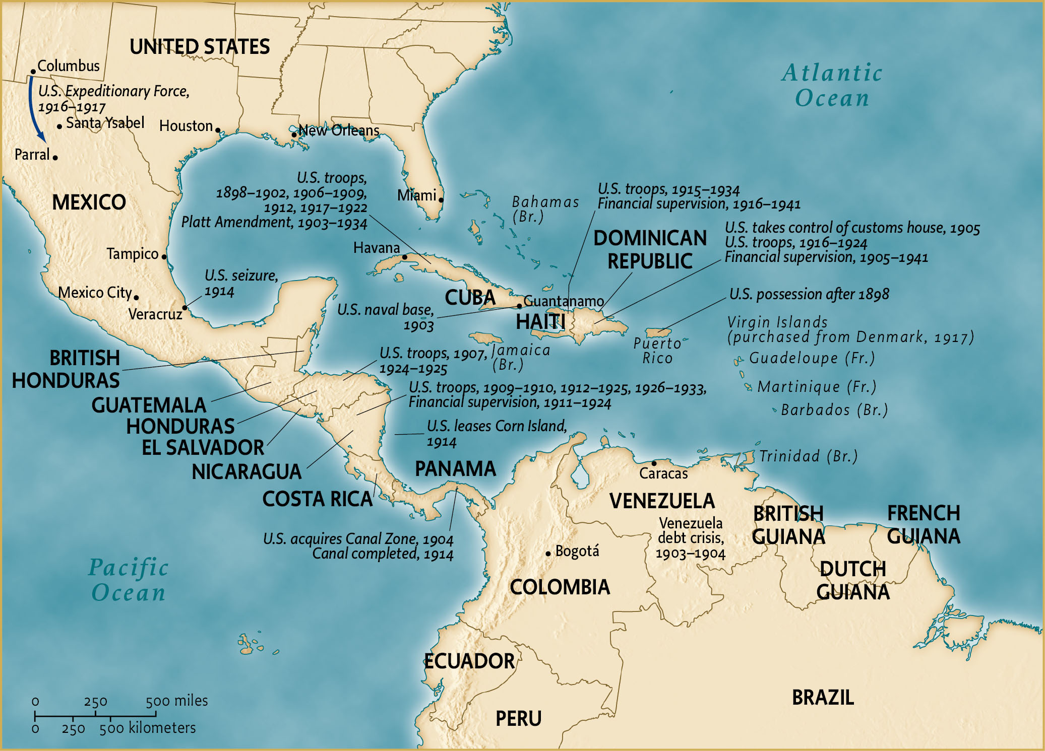Monroe Doctrine Map 1823