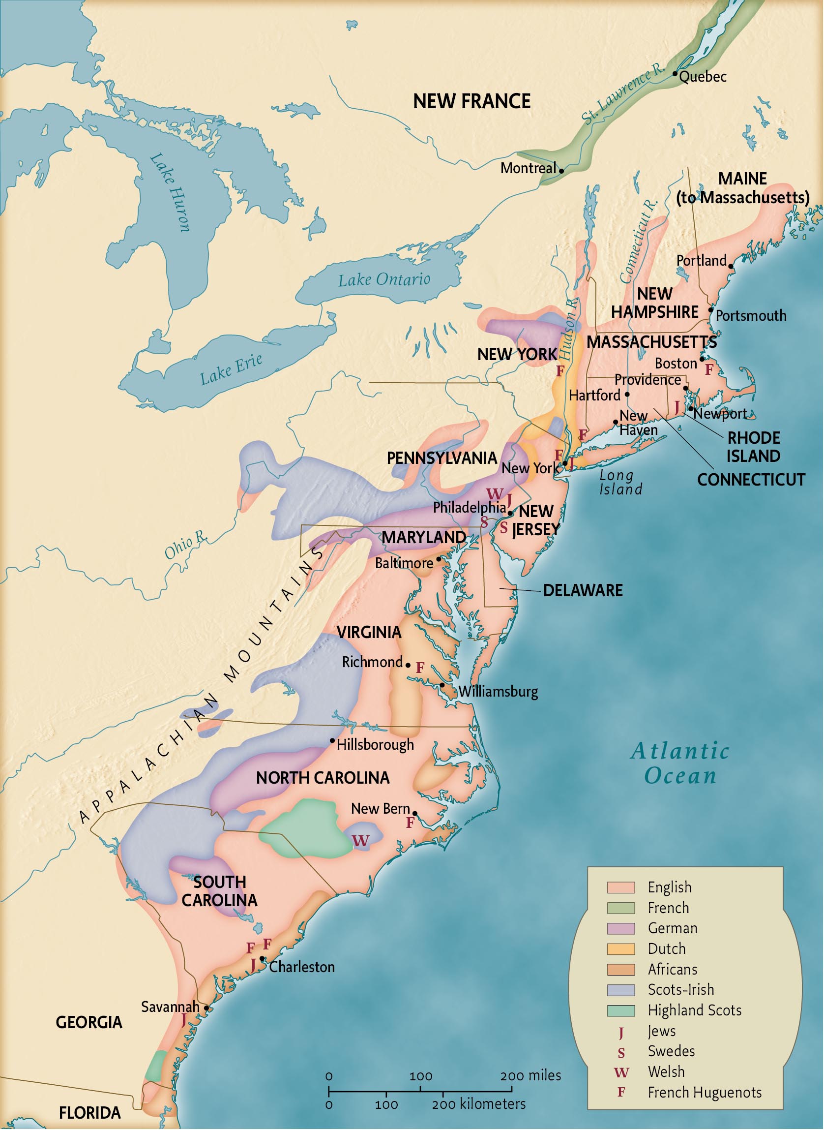 The Growth of Colonial America