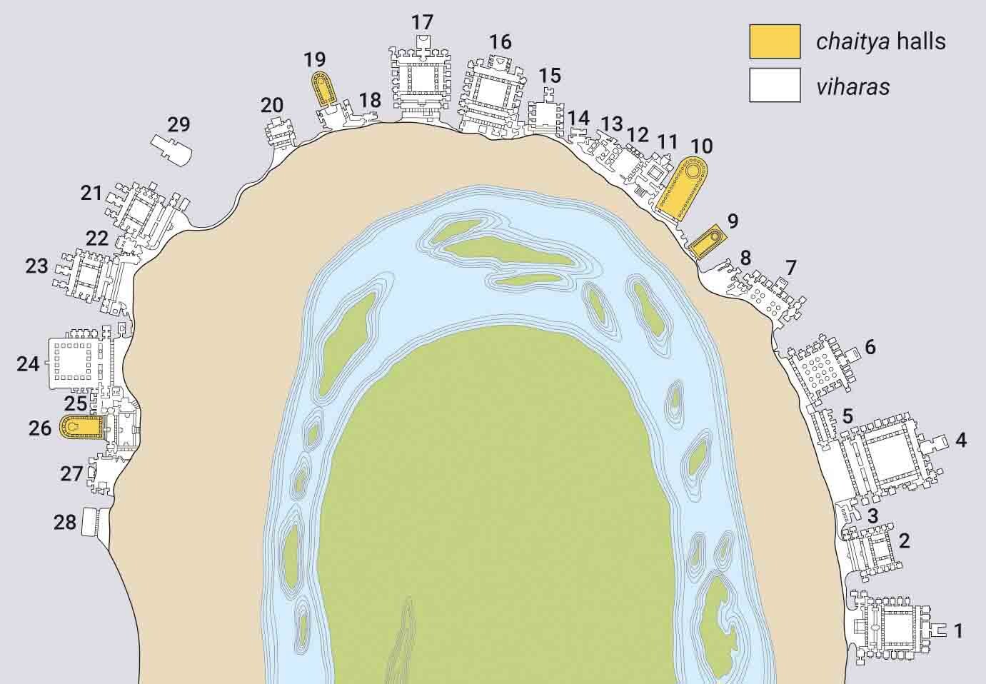 Cave Architecture in South Asia, from c. 100 BCE