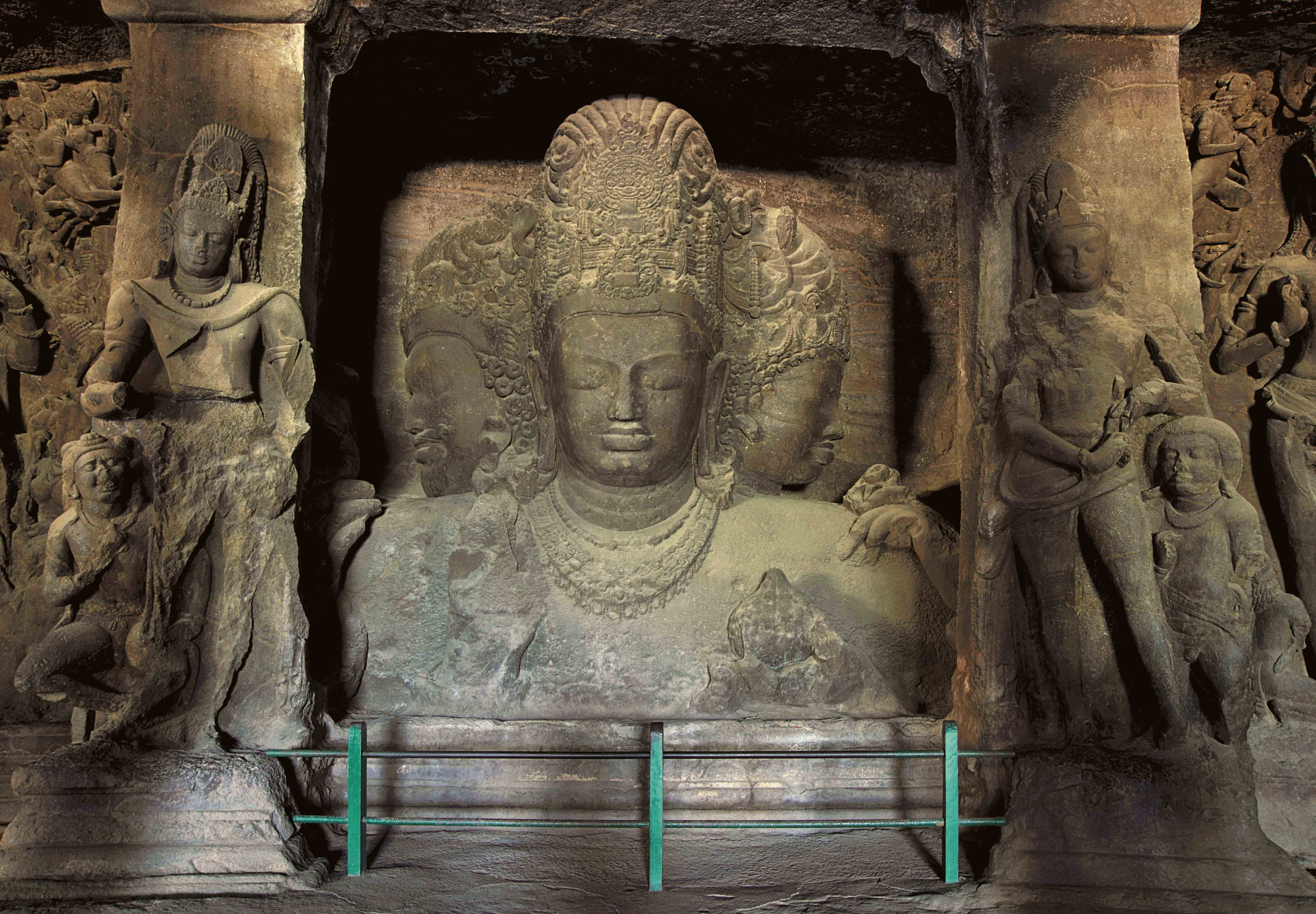 Temple Of Shiva Linga Shrine Elephanta