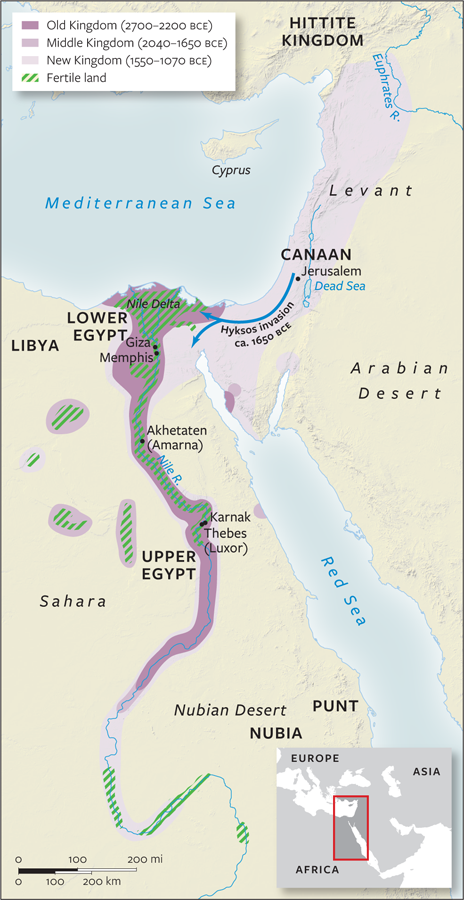 Images On A Map Of Kush And Punt