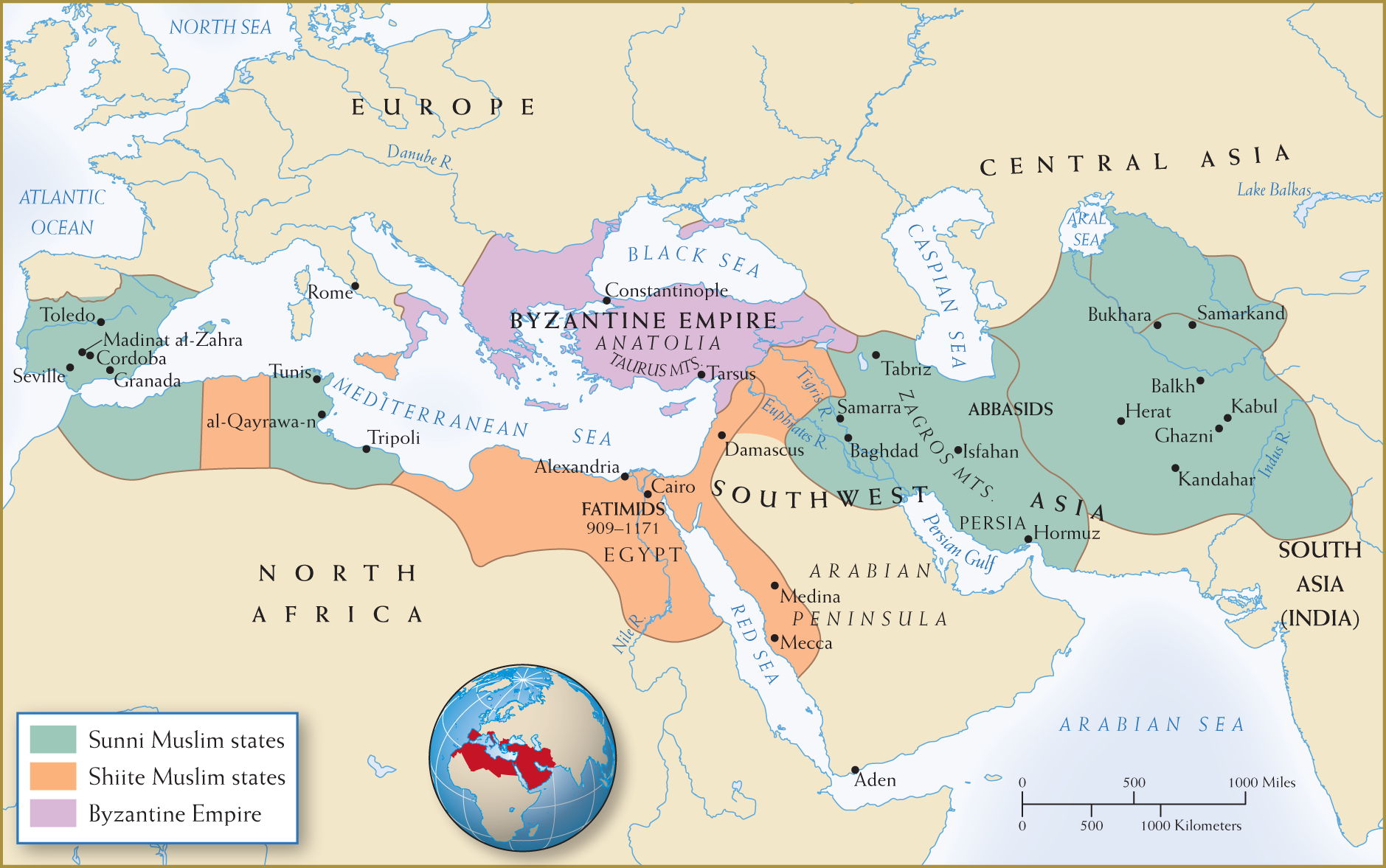Islam Spread Map