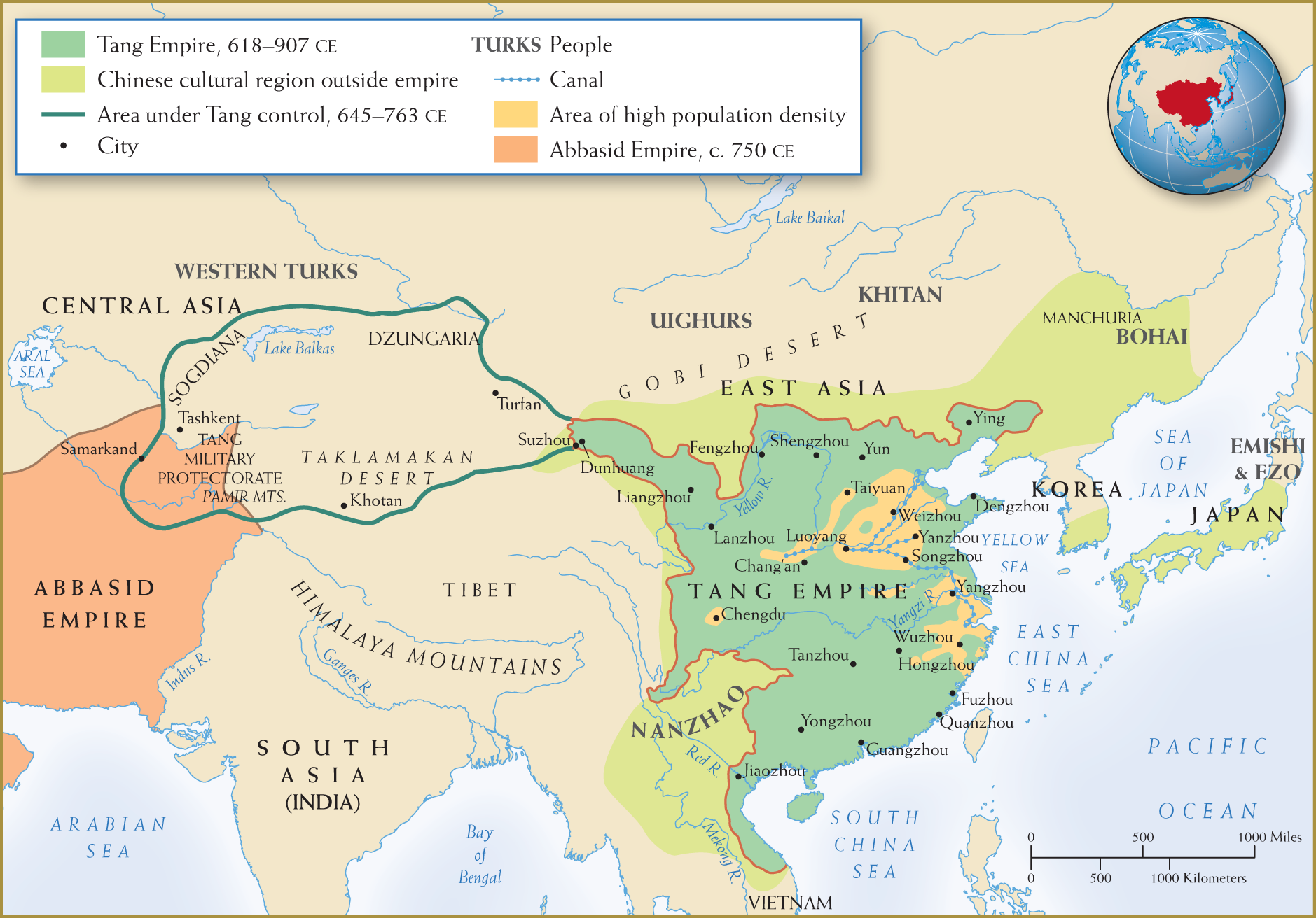 Tang Dynasty Trade Routes