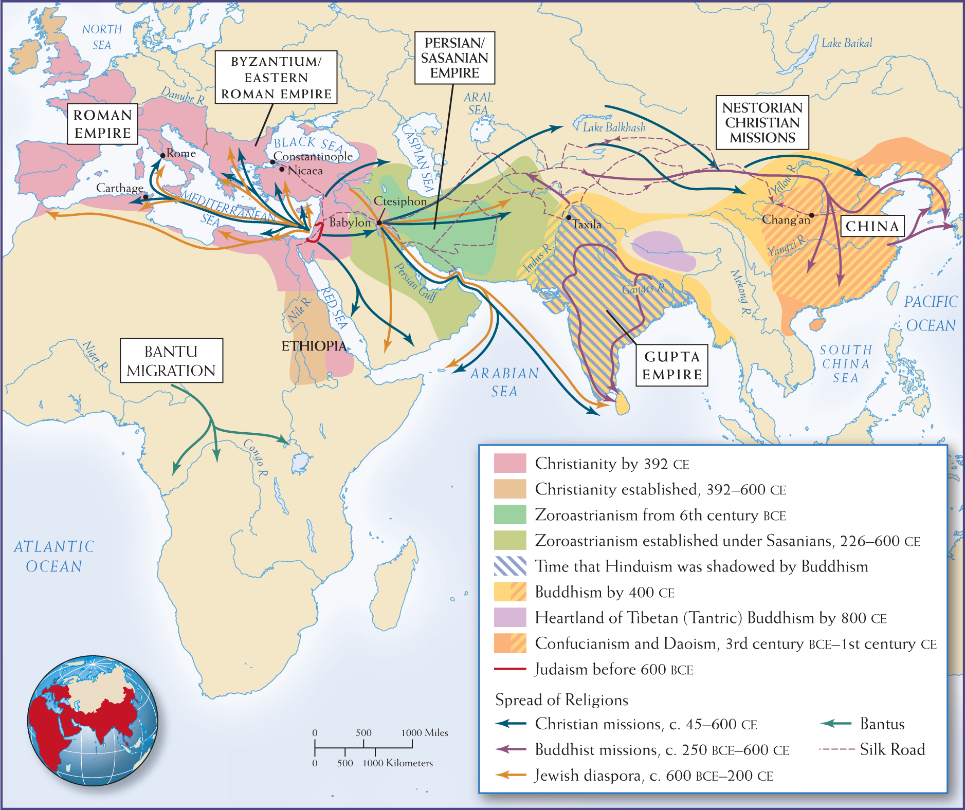 Map Of Confucianism Spread